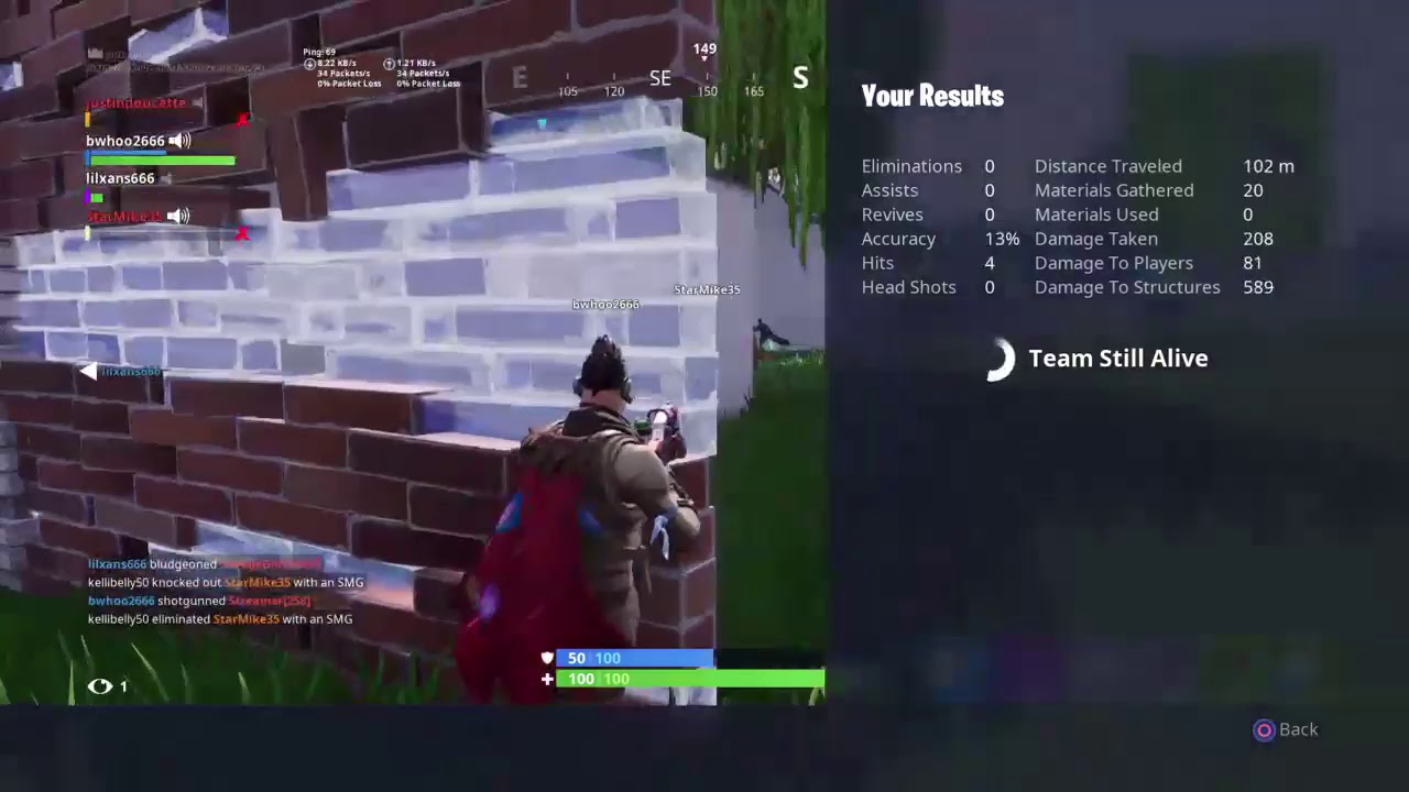 justindoucette's Live PS4 Broadcast fortnite worst player - YouTube