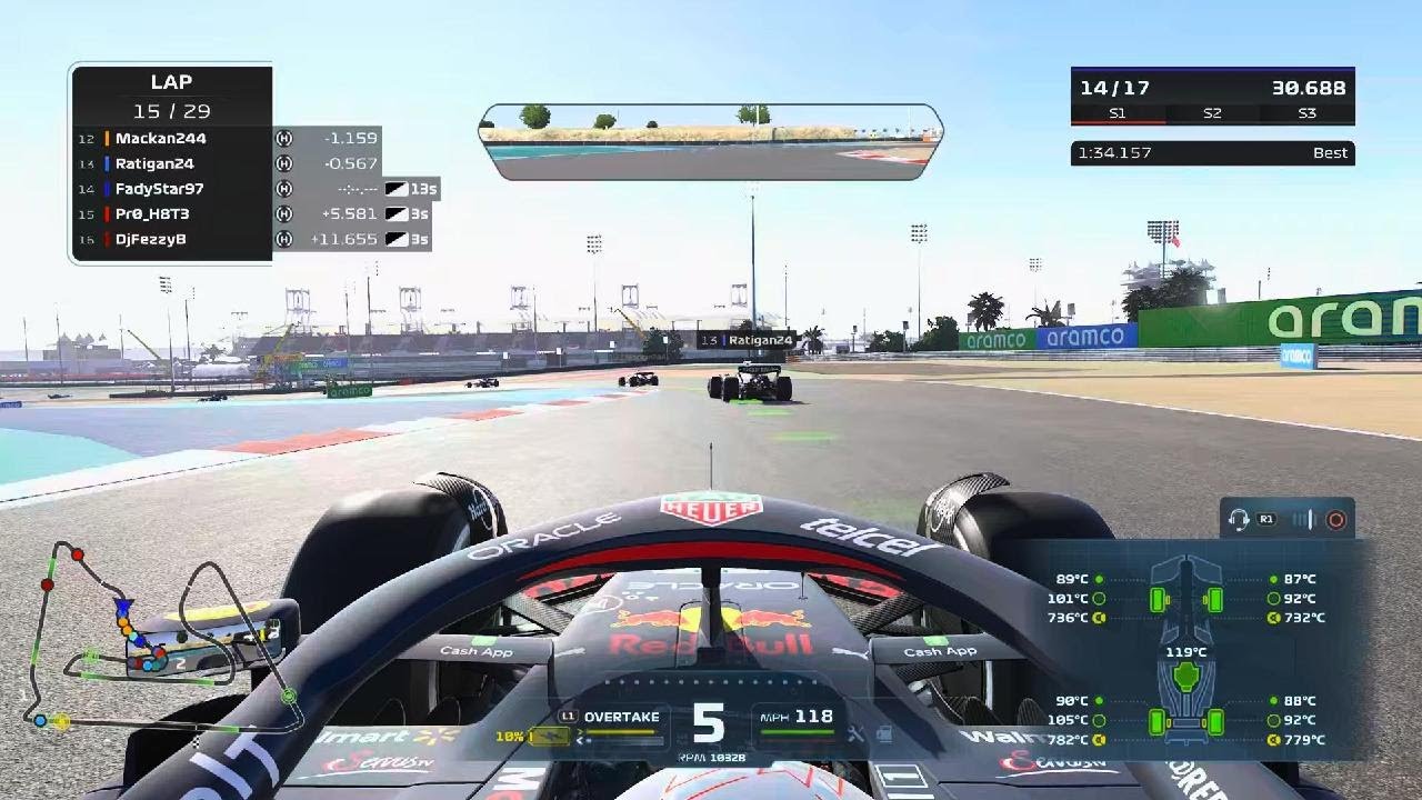 F1 22 Bahrain Incident - YouTube