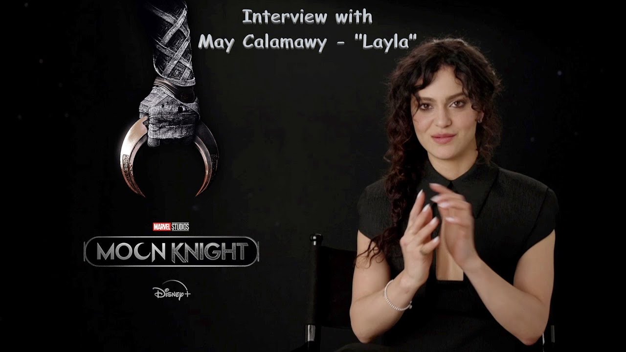 "Moon Knight" Interview with May Calamawy - YouTube