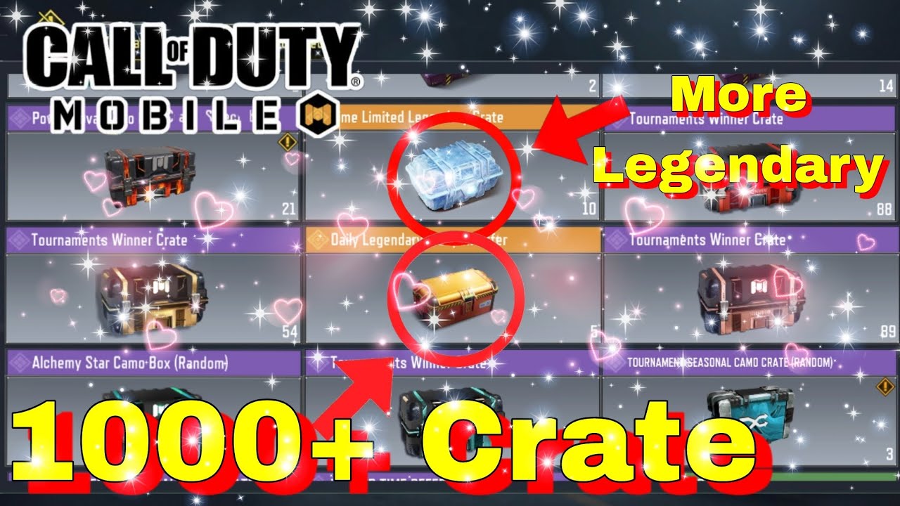 More Legendary Crate - Opening 1000+ Crates on Call of Duty Mobile ...
