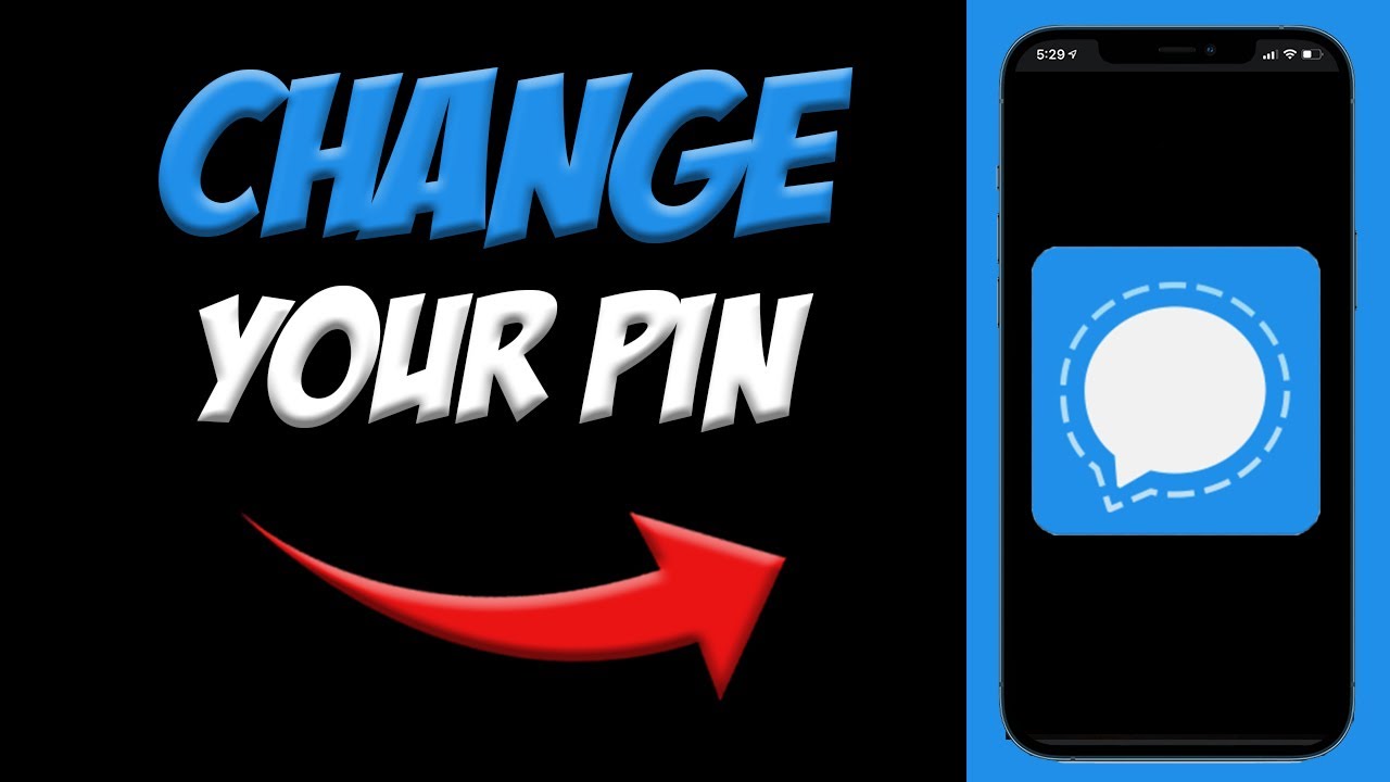 How To Change Your Pin on Signal on iPhone 2021 🔥| Change Your Pin on ...