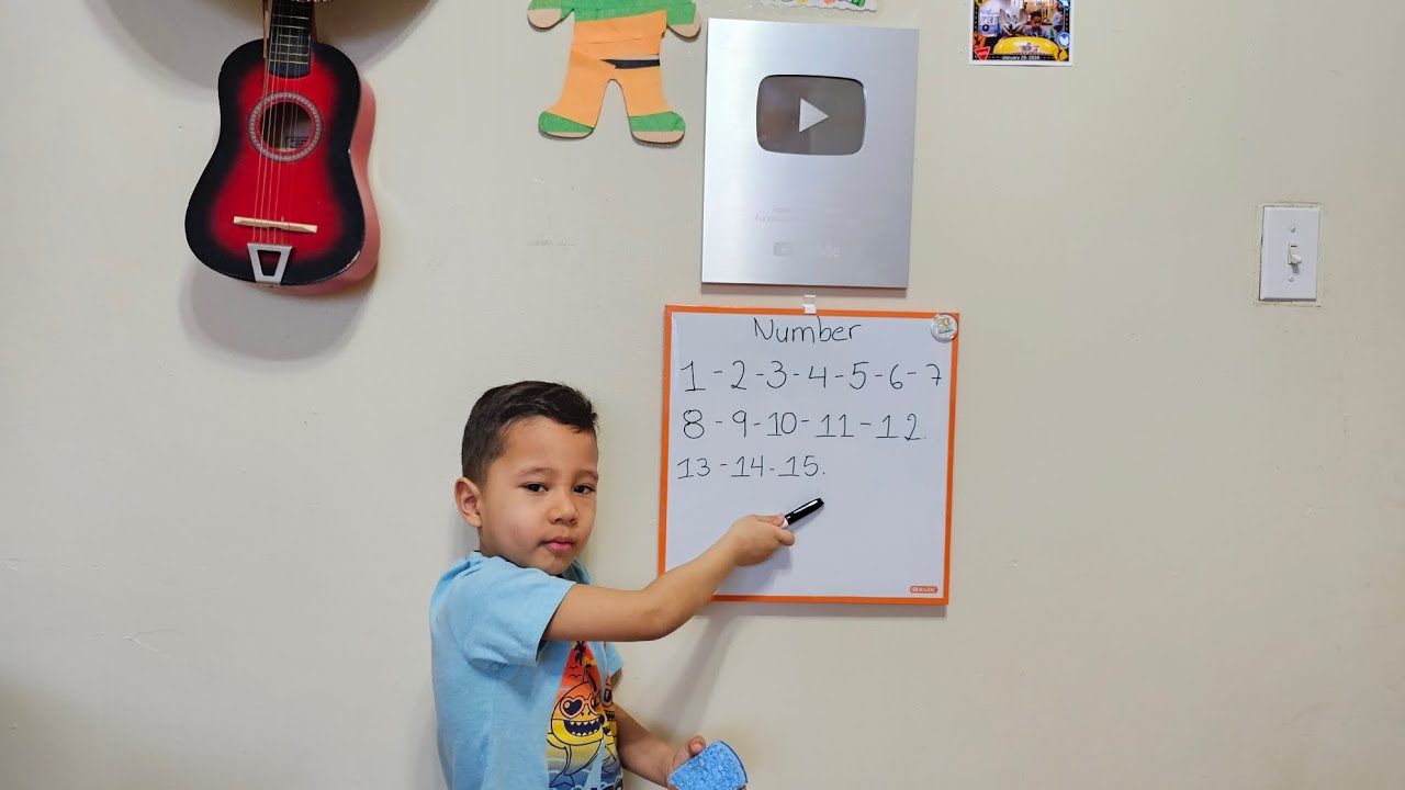 NUMEROS DEL 1 AL 15 EN INGLES ️ - YouTube