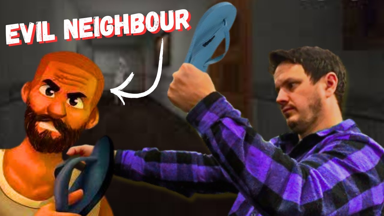 My First and Scariest Game I've Ever Played: Evil Neighbour - YouTube