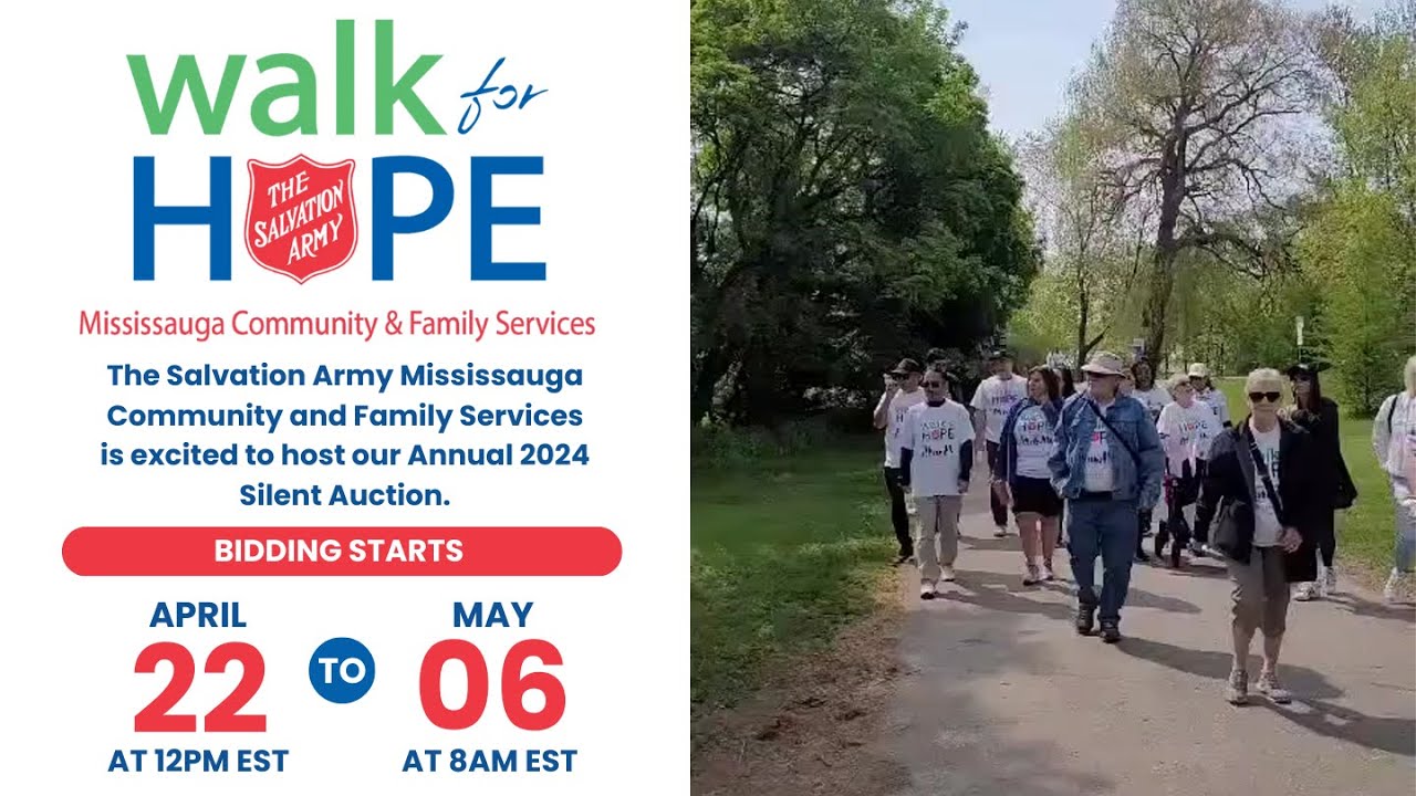 Walk for Hope 2024: Bid for Change - Online Auction Event - YouTube