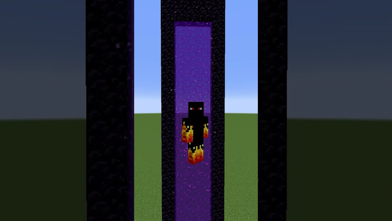 como fazer MLG usando um PORTAL DO NETHER no minecraft @Athos - YouTube