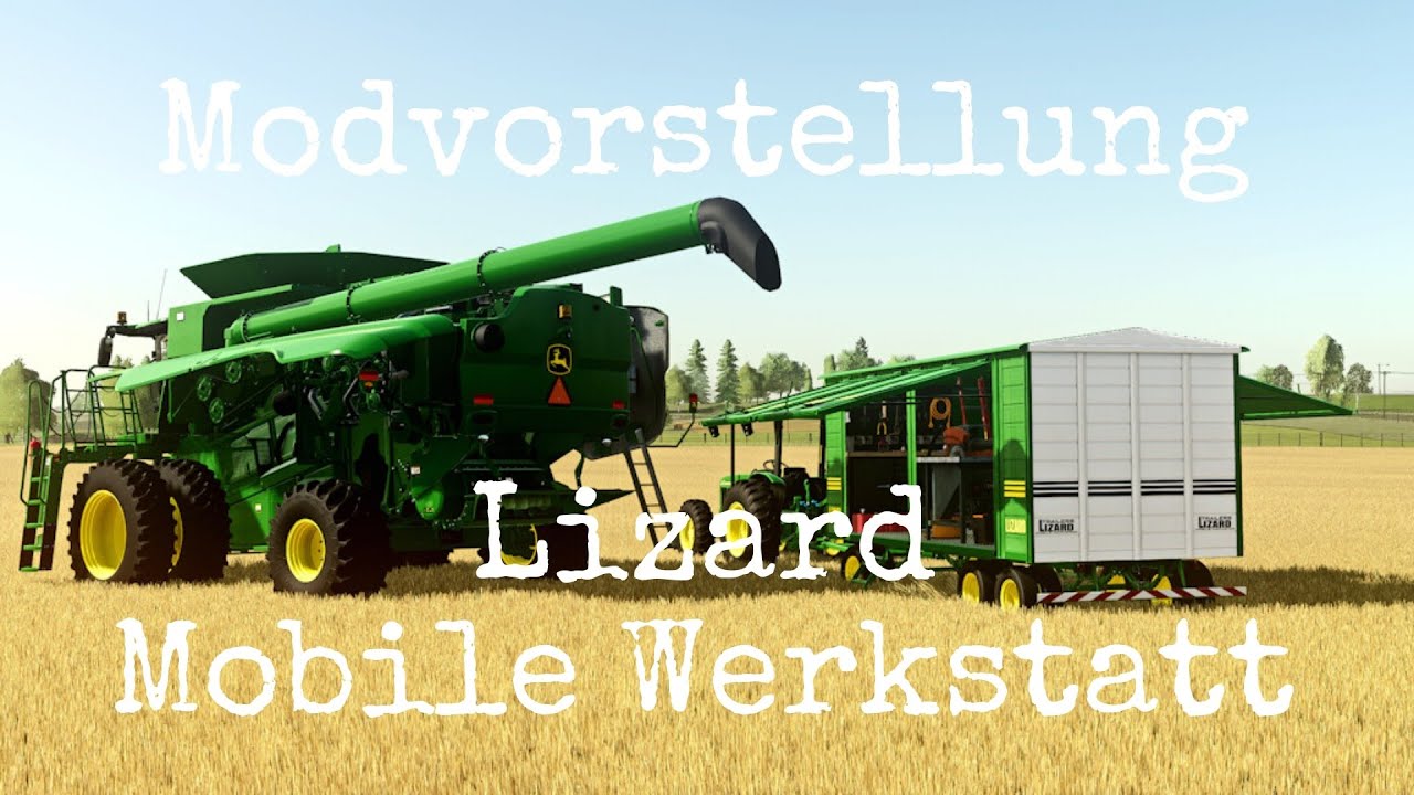 LS22 Mods (Ps4) Lizard Mobile Werkstatt Modvorstellung (Ps4,Ps5,Xbs,Xb1 ...