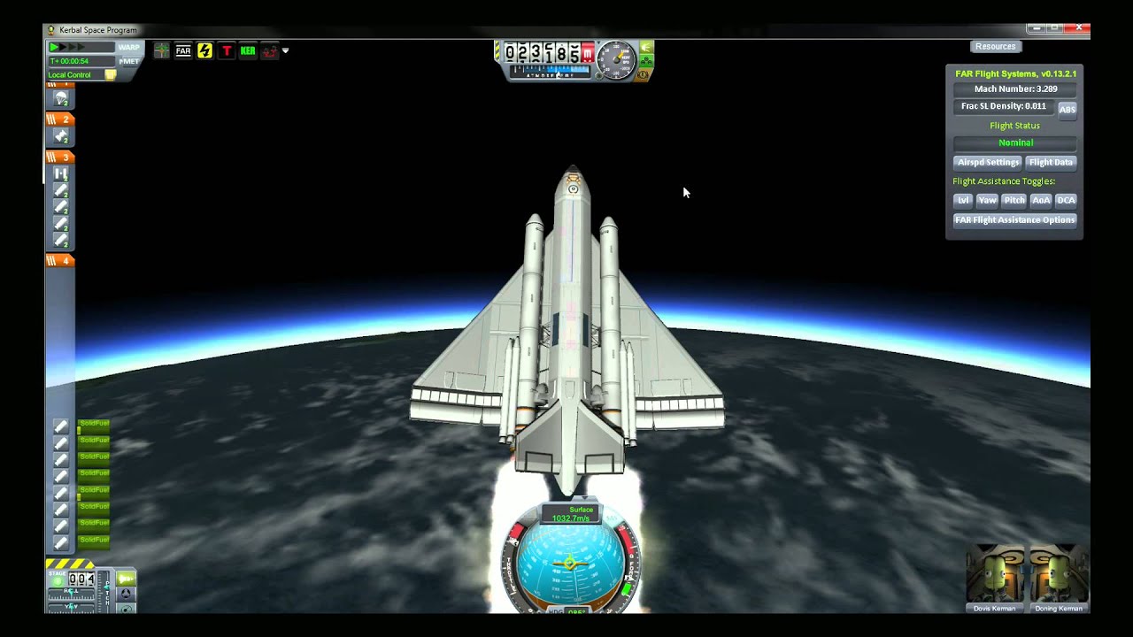Kerbal Space Program | Space Plane Test Launch - YouTube