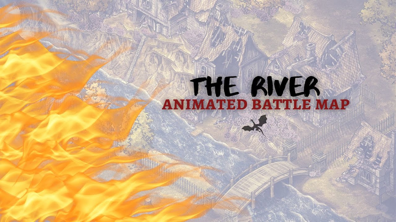 RPG Animated Battle Map - The River - YouTube