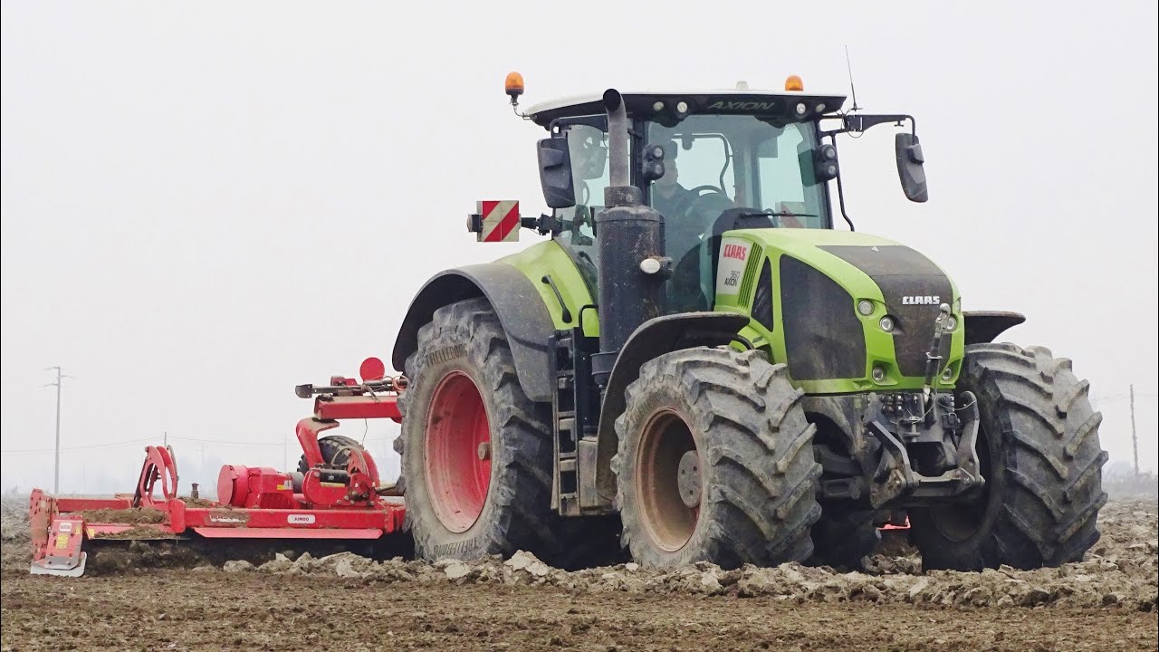 Claas Axion 960 + Maschio Jumbo Rapido HD 7 Metri | BORTOLIN - YouTube