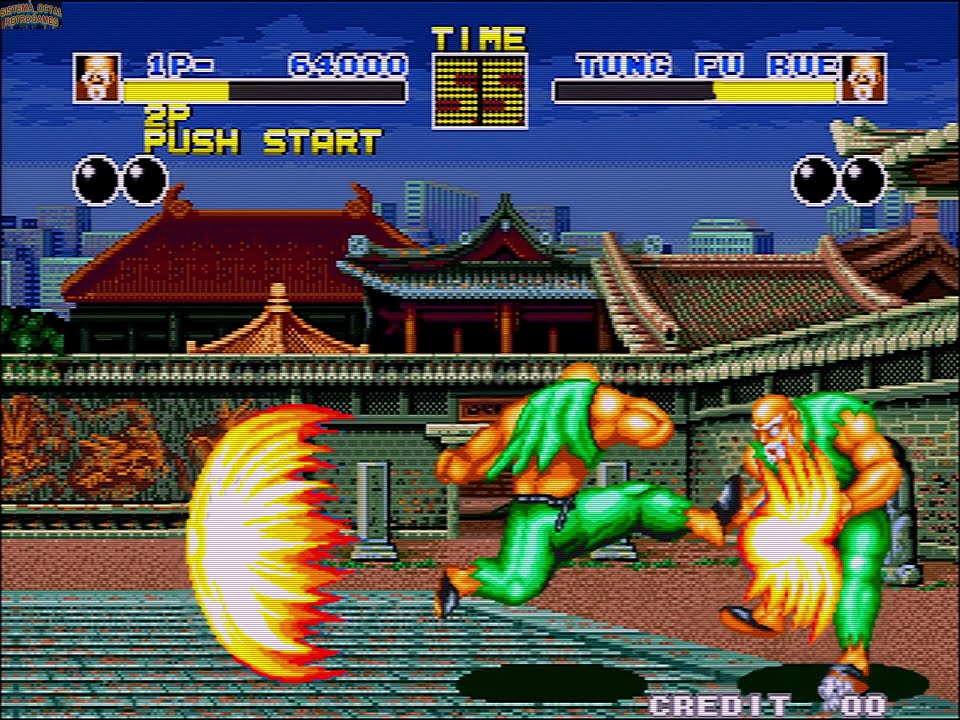 FATAL FURY BOSS HACK - TUNG FU RUE - RETROS - RGB 60 FPS - YouTube