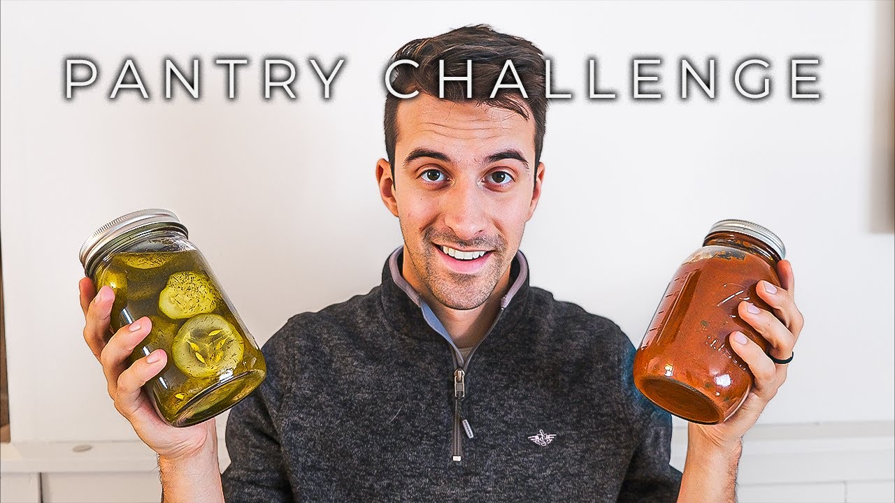 No Grocery Store For 2 Months?! | Pantry Challenge - YouTube