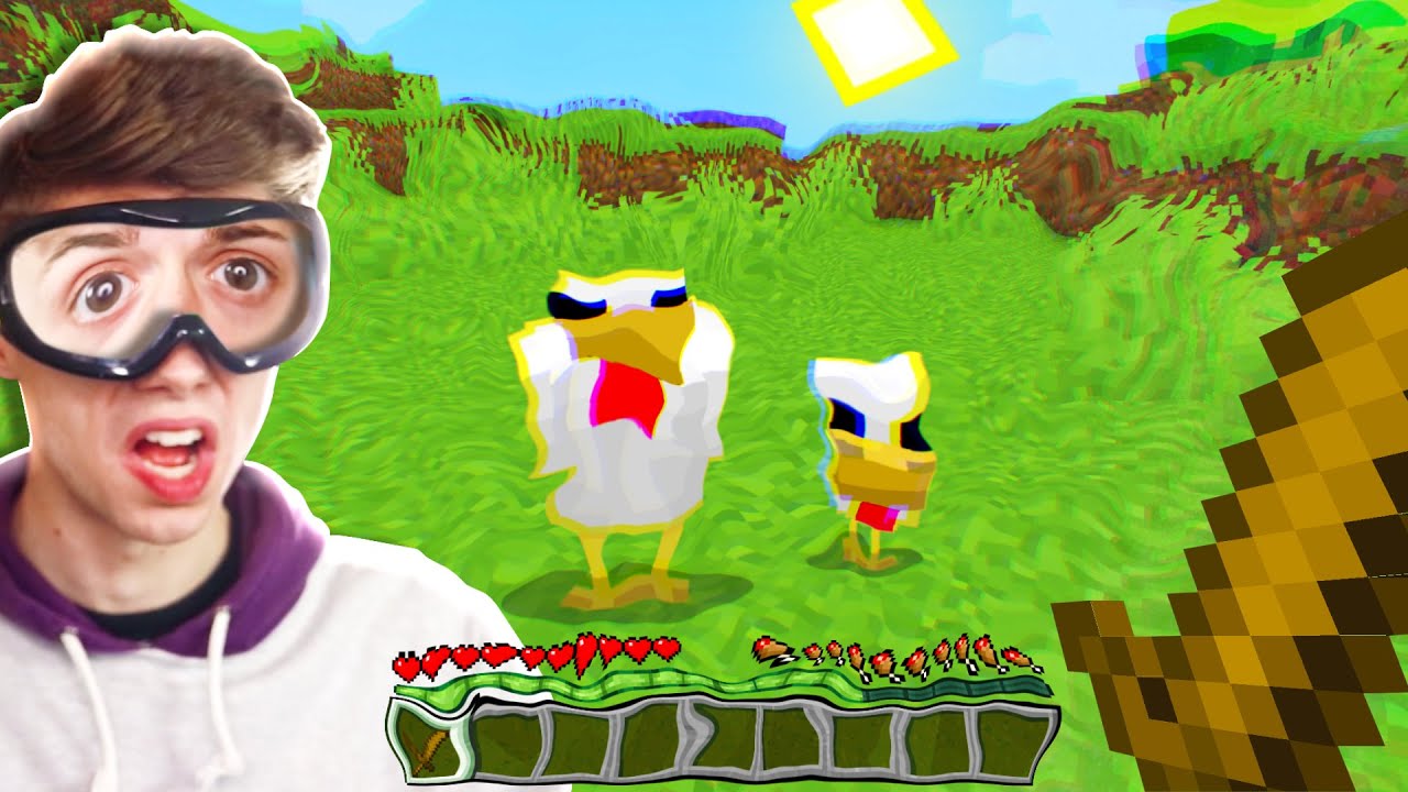 Playing Minecraft with Distortion Goggles.. - YouTube