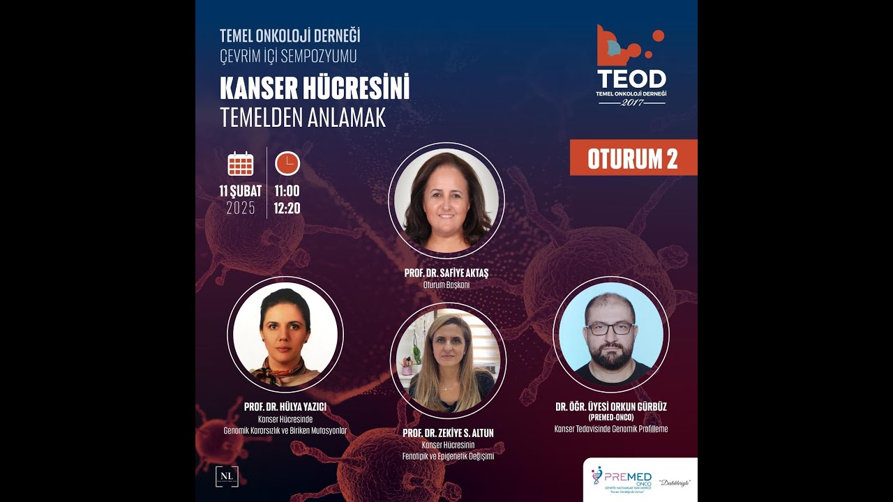 Kanser Hücresinin Fenotipik ve Epigenetik Değişimi - TEOD 5/12 - Prof ...