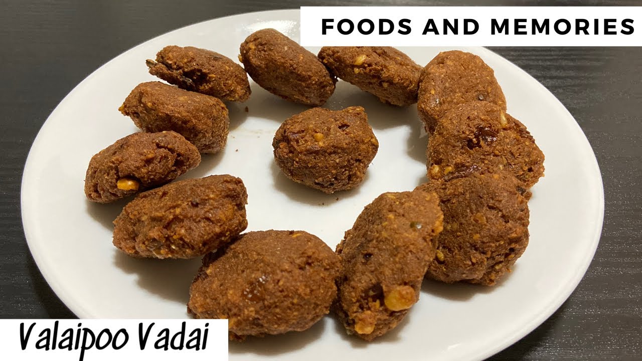 வாழைப்பூ வடை | Vazhaipoo Vadai Recipe | Valaipoo Vadai | Vada Recipe ...