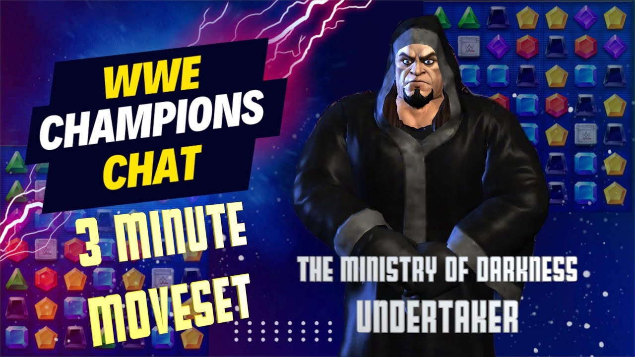 Undertaker The Ministry of Darkness | 3 Minute Movesets | WWE Champions ...