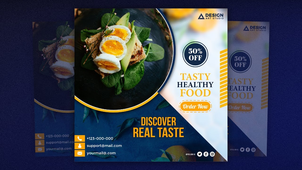 Advertisement Poster Design in Affinity Designer - YouTube