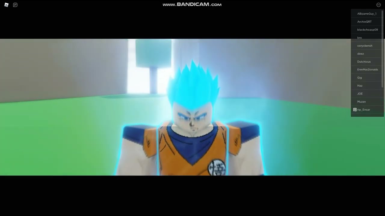 DBZ (DEMO) going ssj blue for the first time - YouTube