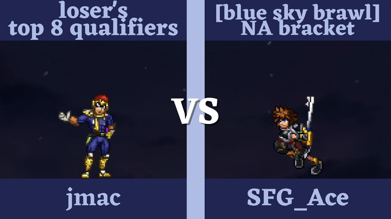 jmac (Falcon) vs SFG_Ace (Sora) - SSF2 Loser's Top 8 Qualifiers - Blue ...