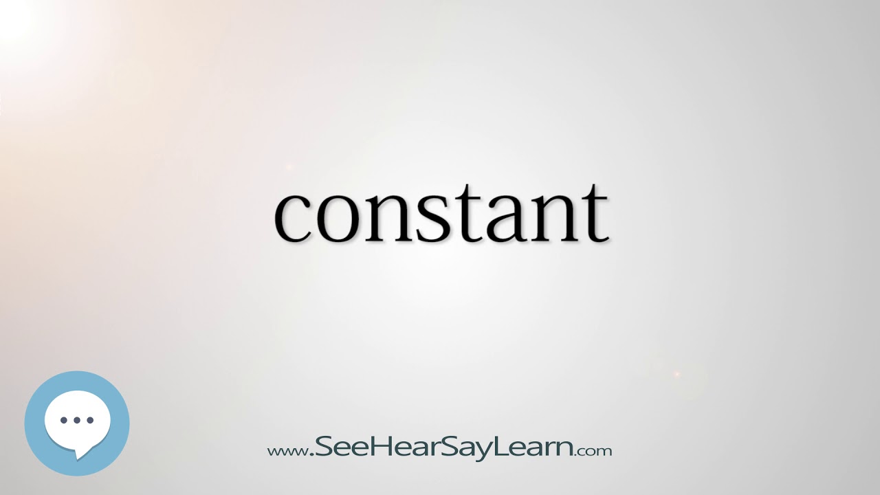 constant (Every English Word Pronounced) 📕🔊🗣️😎 - YouTube