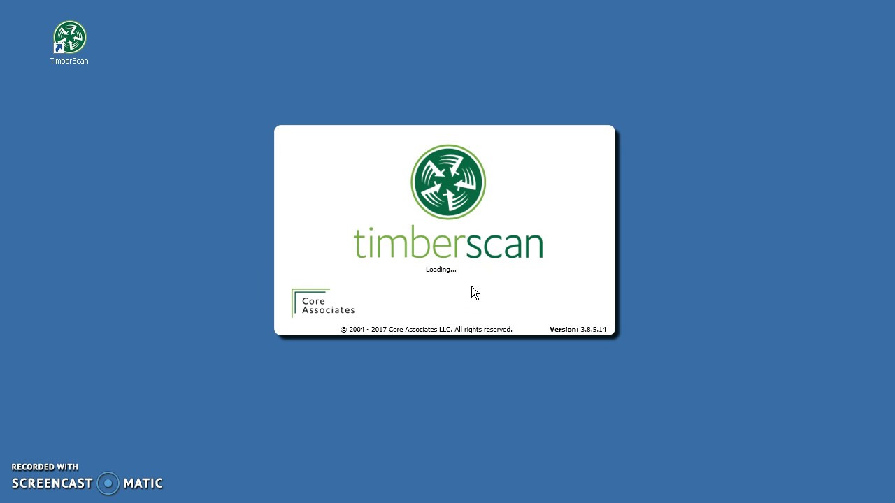 TimberScan first login - YouTube