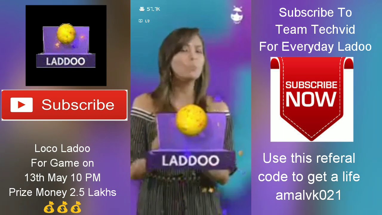 Loco Ladoo of Game on 13th May 10 PM | Prize Money of Rs 2.5 Lakhs💰💰💰💰 ...
