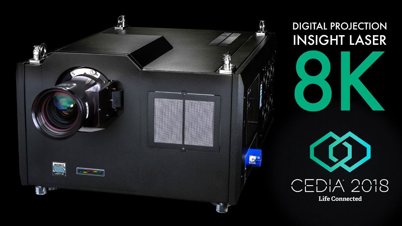 CEDIA 2018 – Digital Projection INSIGHT LASER 8K Video - YouTube