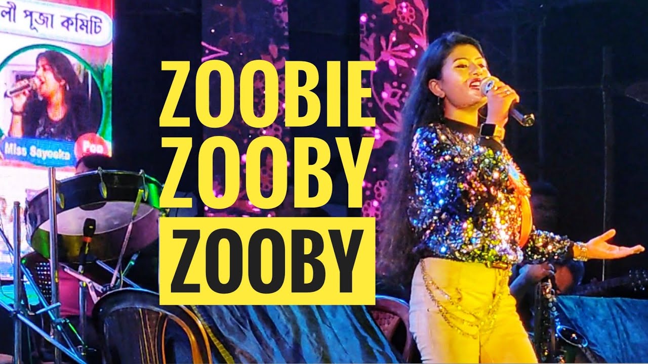 "Zoobie zooby zooby"- Singer Sayeeka Mallick's live performance.🤩🤩🤘🤘💙💙 ...