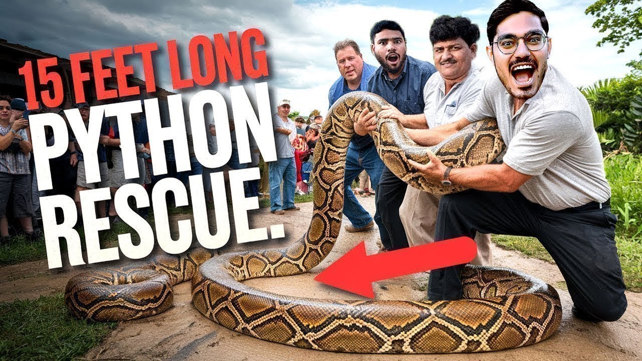 Saving 4 Python Snakes इसने ऐसा जकड़ा, छुड़ाना मुश्किल हो गया😱 - YouTube