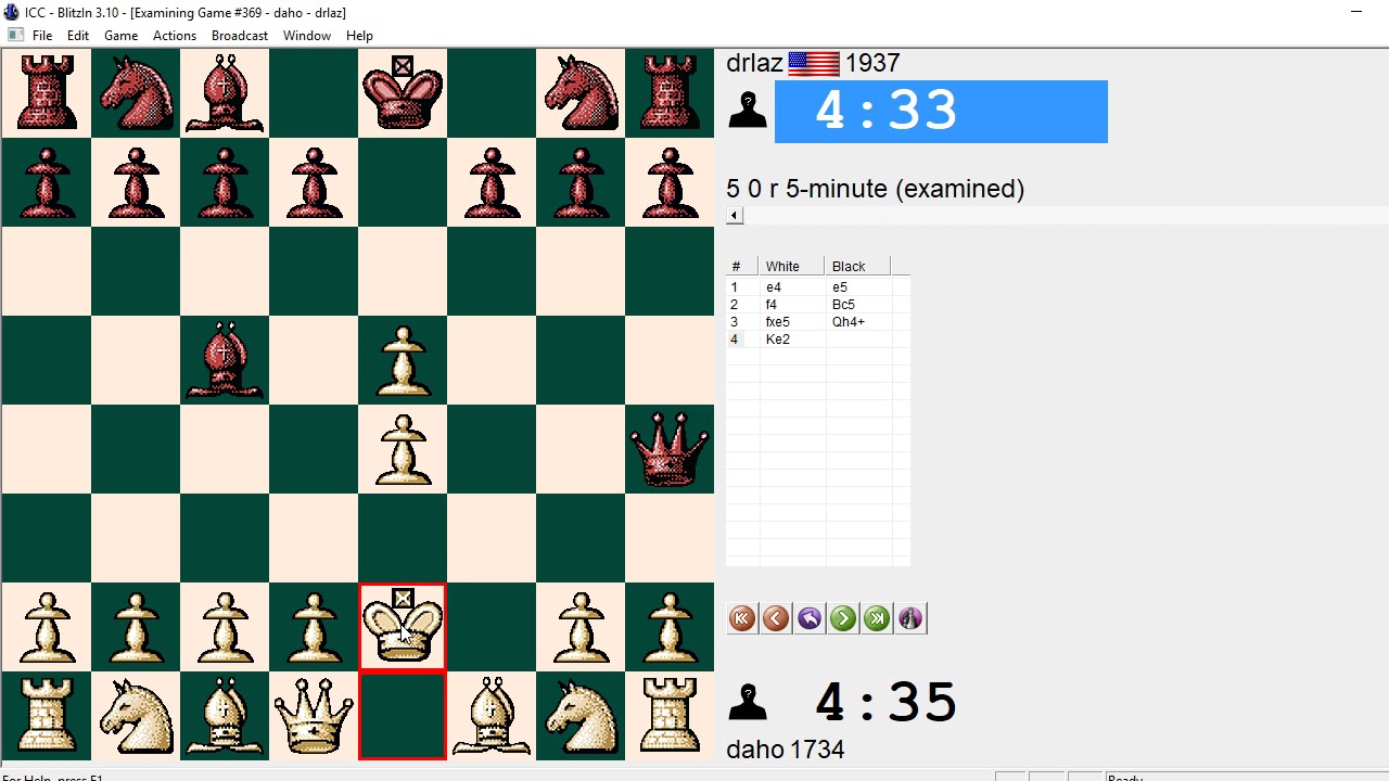 DRLAZ CHESS : MOVING THE F PAWN MAY BE HAZARDOUS TO YOUR HEALTH! - YouTube