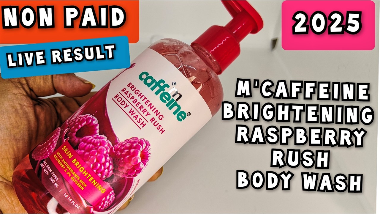Mcaffeine raspberry body wash | 2025 | Full Body Whitening | #summer ...