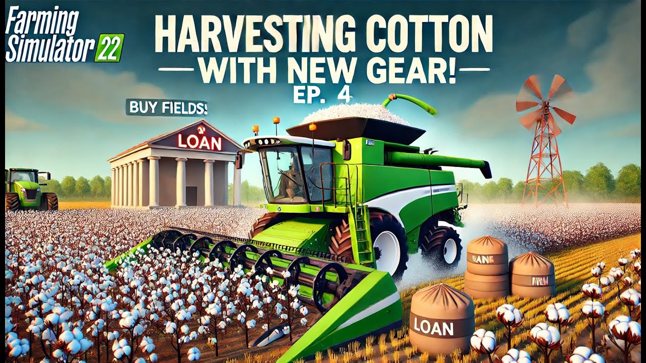 Harvesting Cotton with New Gear: Expanding Our Farm with Big Loans | Ep ...