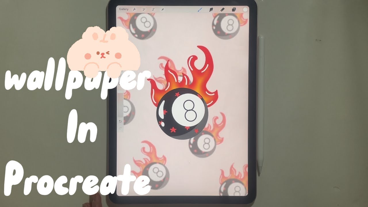 How to draw wallpaper in procreate - YouTube