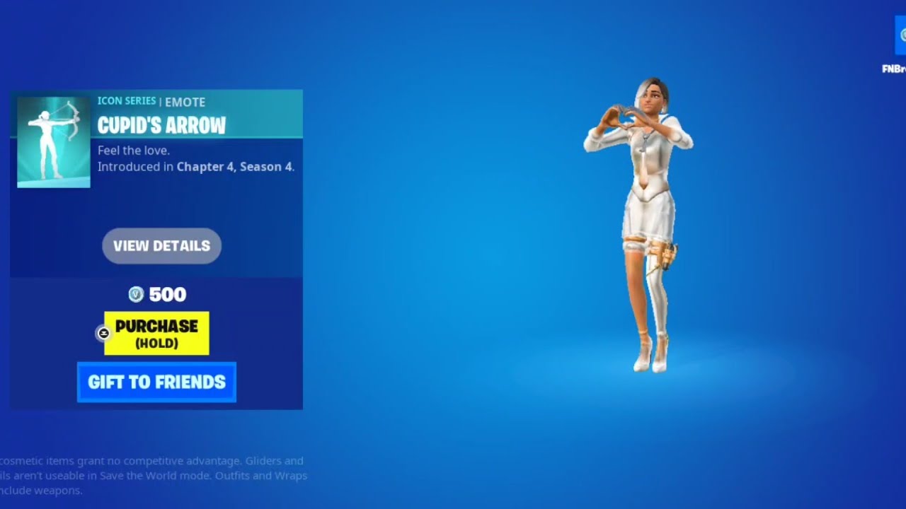 Fortnite Fifty Fifty Cupid’s Arrow New Emote In Item Shop Hurry Up 😳 ...