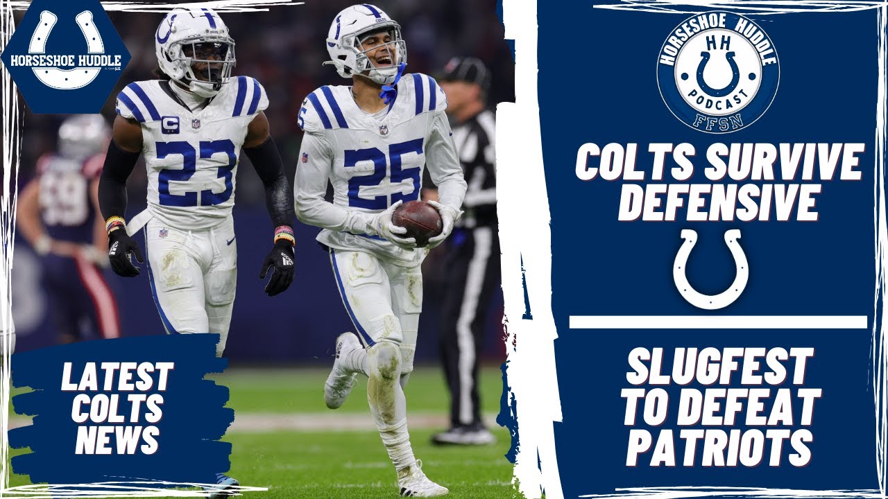 Indianapolis Colts SURVIVE Defensive Slugfest to Defeat Patriots ...