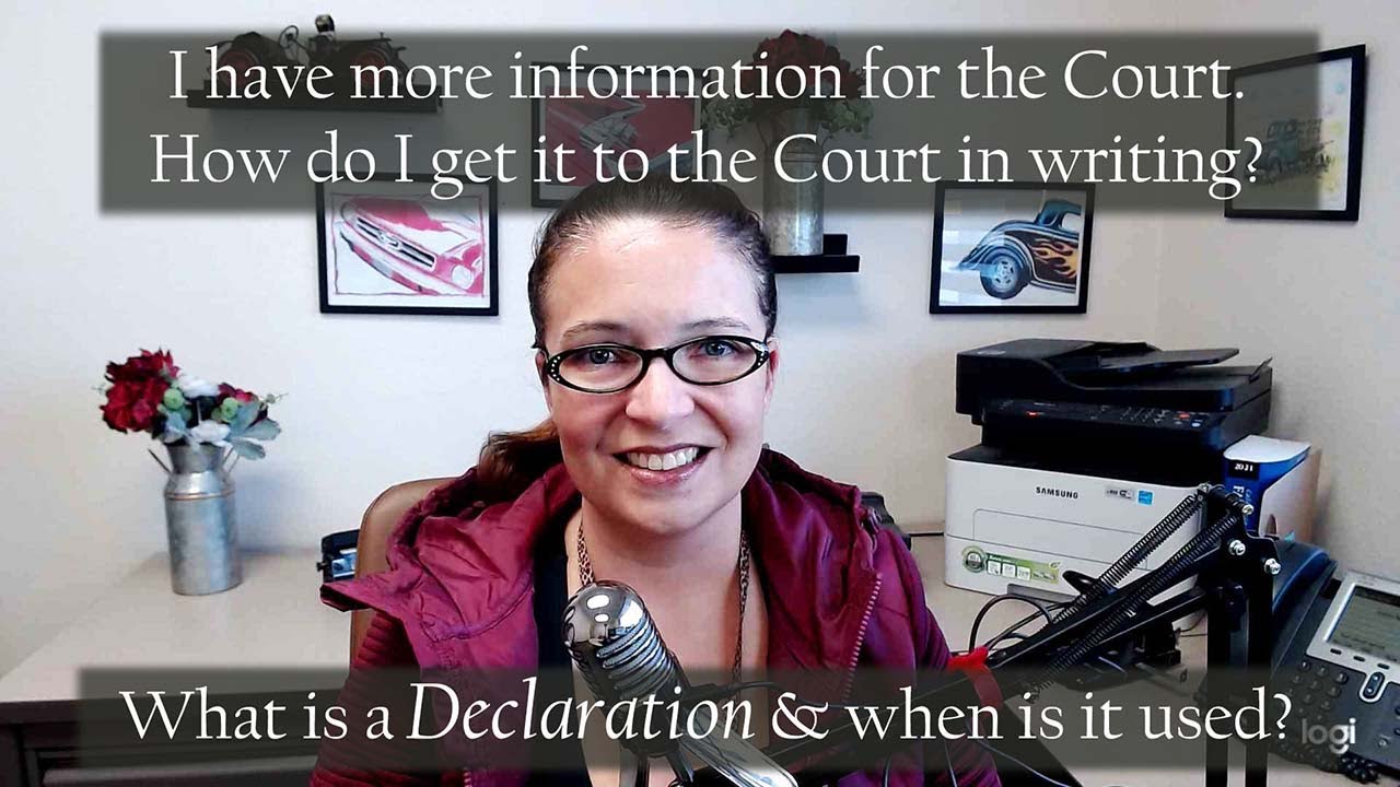 Declarations in Child Support Cases: How You Can Get More Information ...