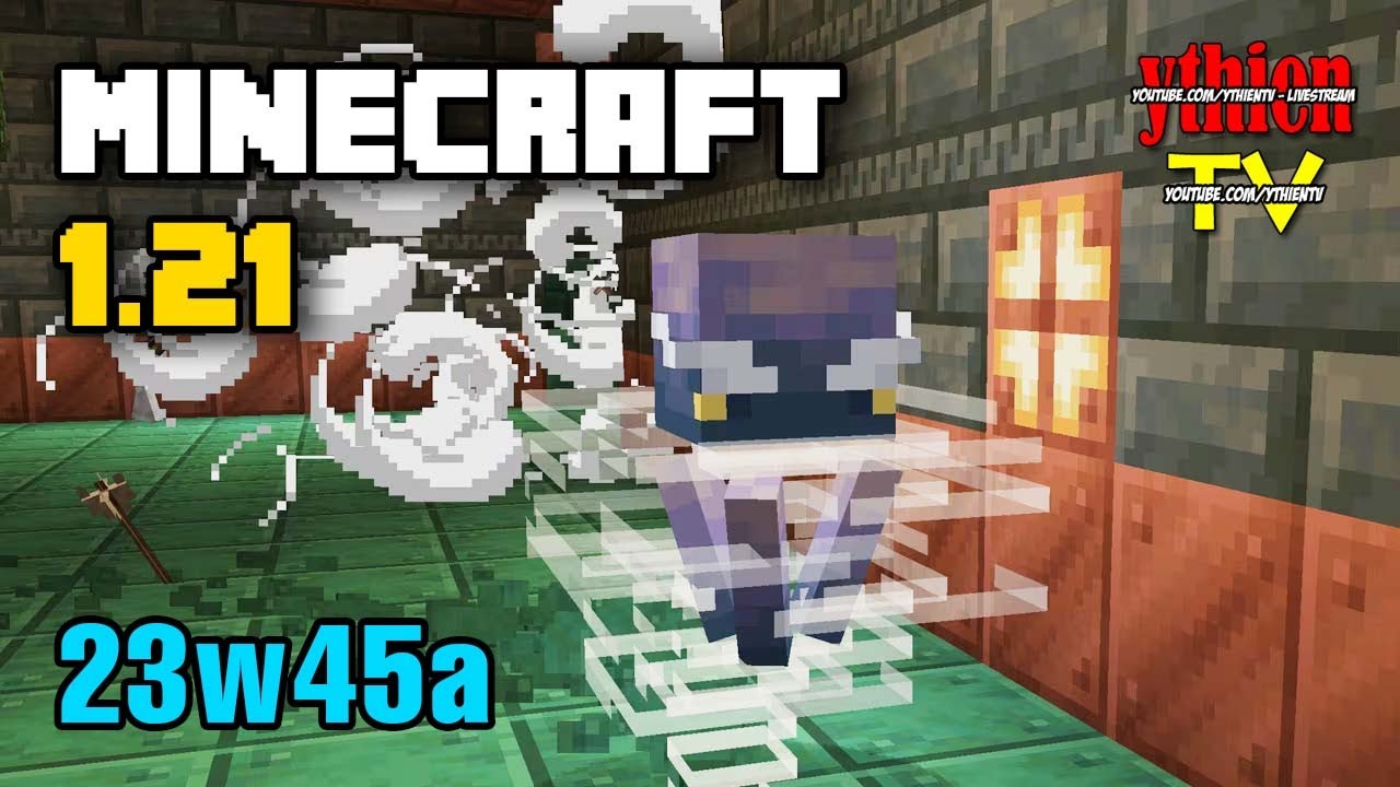 Minecraft 1.21 Snapshot 23w45a | TRIAL CHAMBERS - TRIAL SPAWNER - XUẤT HIỆN QUÁI GIÓ LỐC THE ...