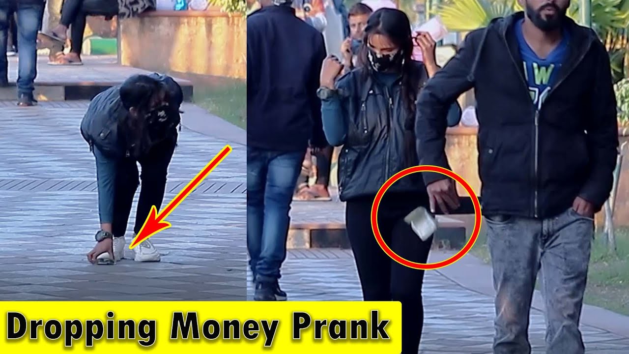 क्या गिरे हुए पैसे कोई लोटाएगा Dropping Money Social Experiment Bhasad News Youtube