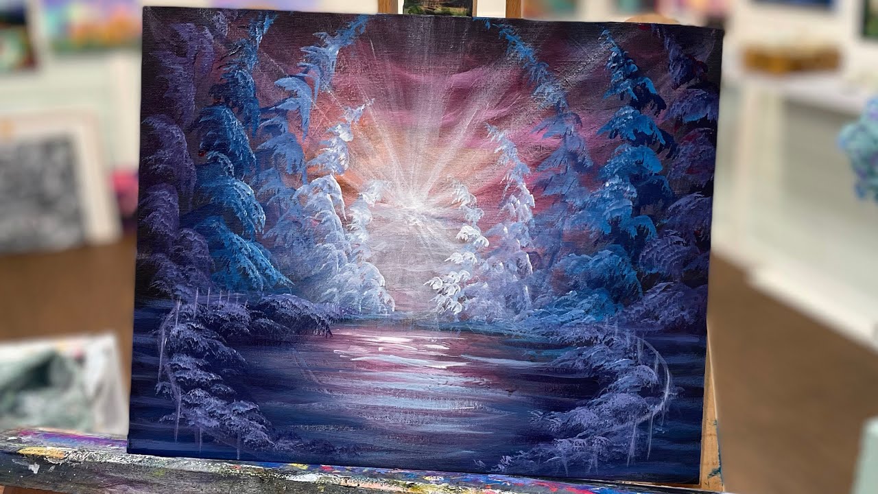 Fantasy Painting Tutorial In Acrylic - YouTube