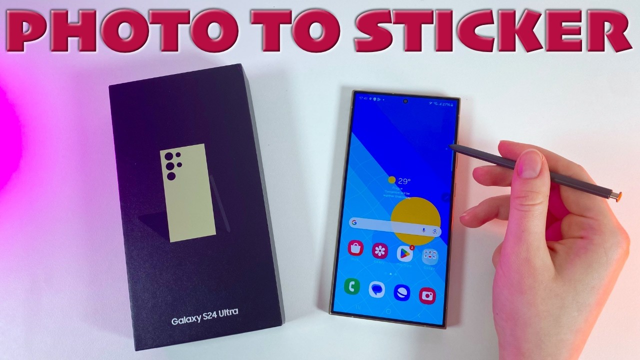 How to Turn Your Photo Into a Sticker on Samsung Galaxy S24 Ultra ...