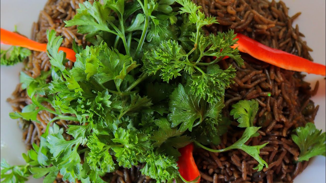 Haitian Diri Djon Djon Recipe 🇭🇹 (Black Rice) - YouTube