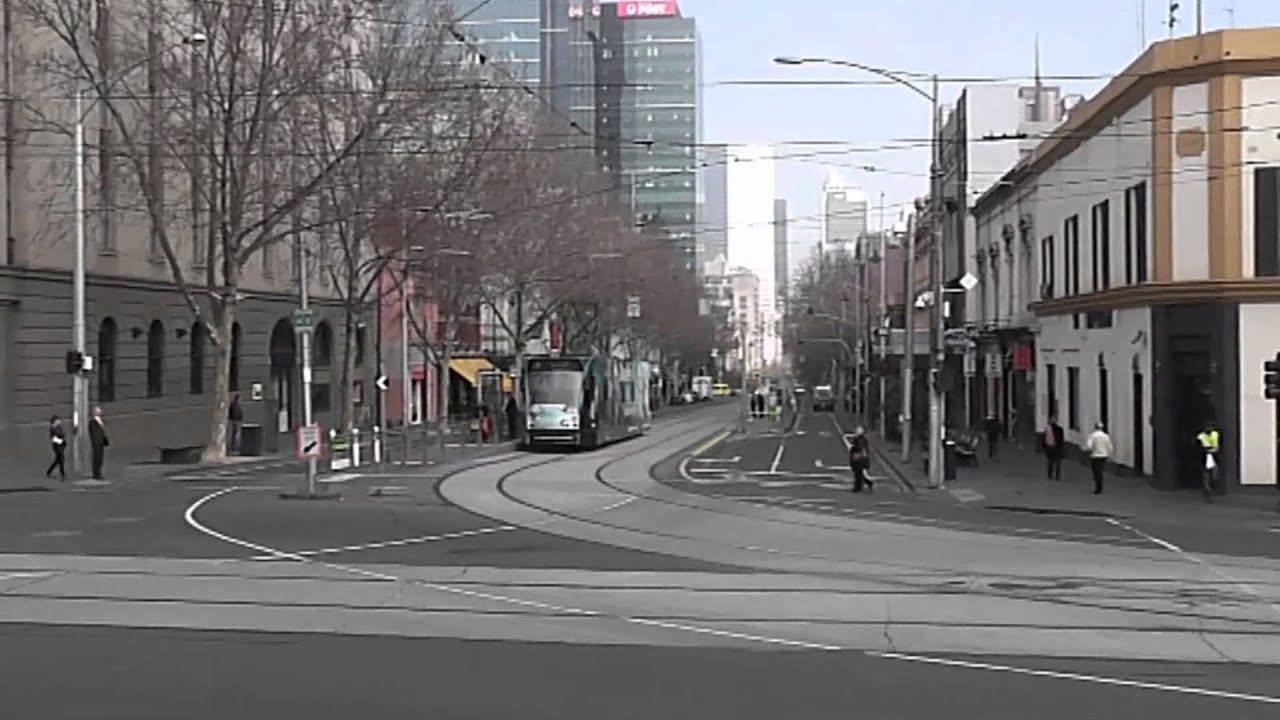 Melbourne Trams Siemens Combino D1 Class Bourke & Spring St ...