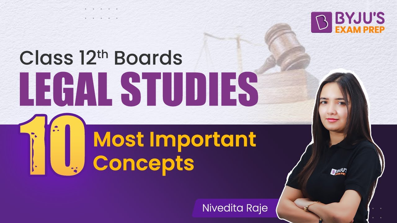 Most Important Legal Concepts | CBSE 12th Boards Legal Studies Complete ...