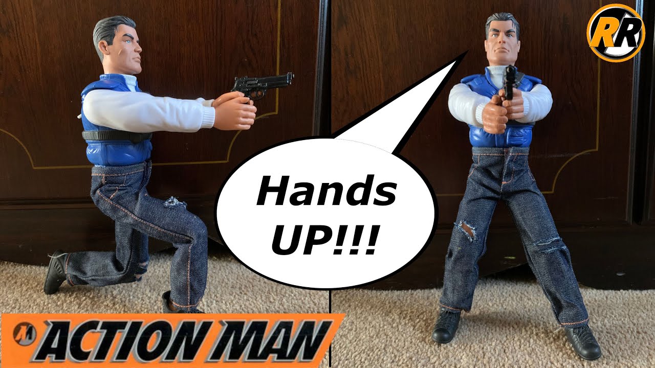 Action Man Hands Up figure - YouTube
