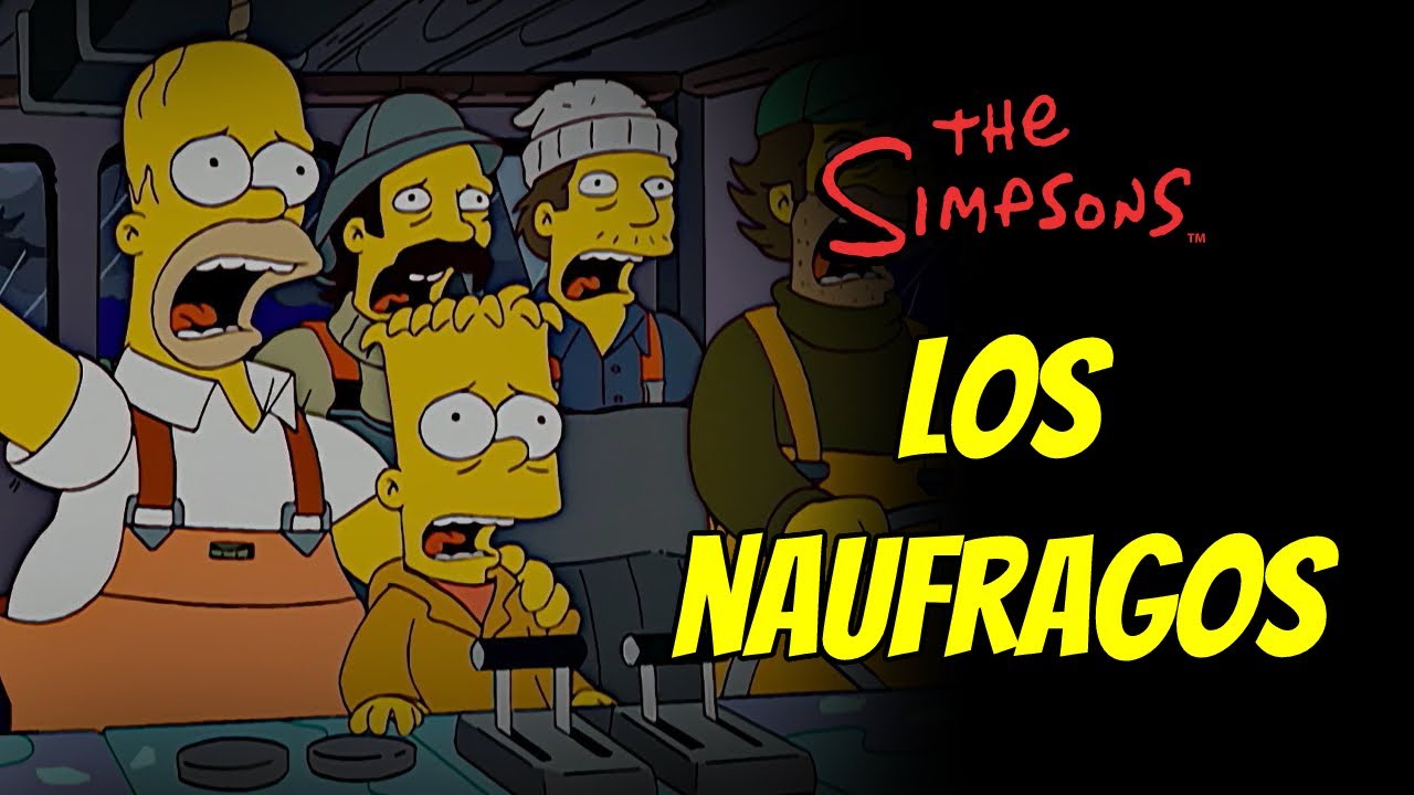 Los Simpson - Bart y Homero naufragos - YouTube