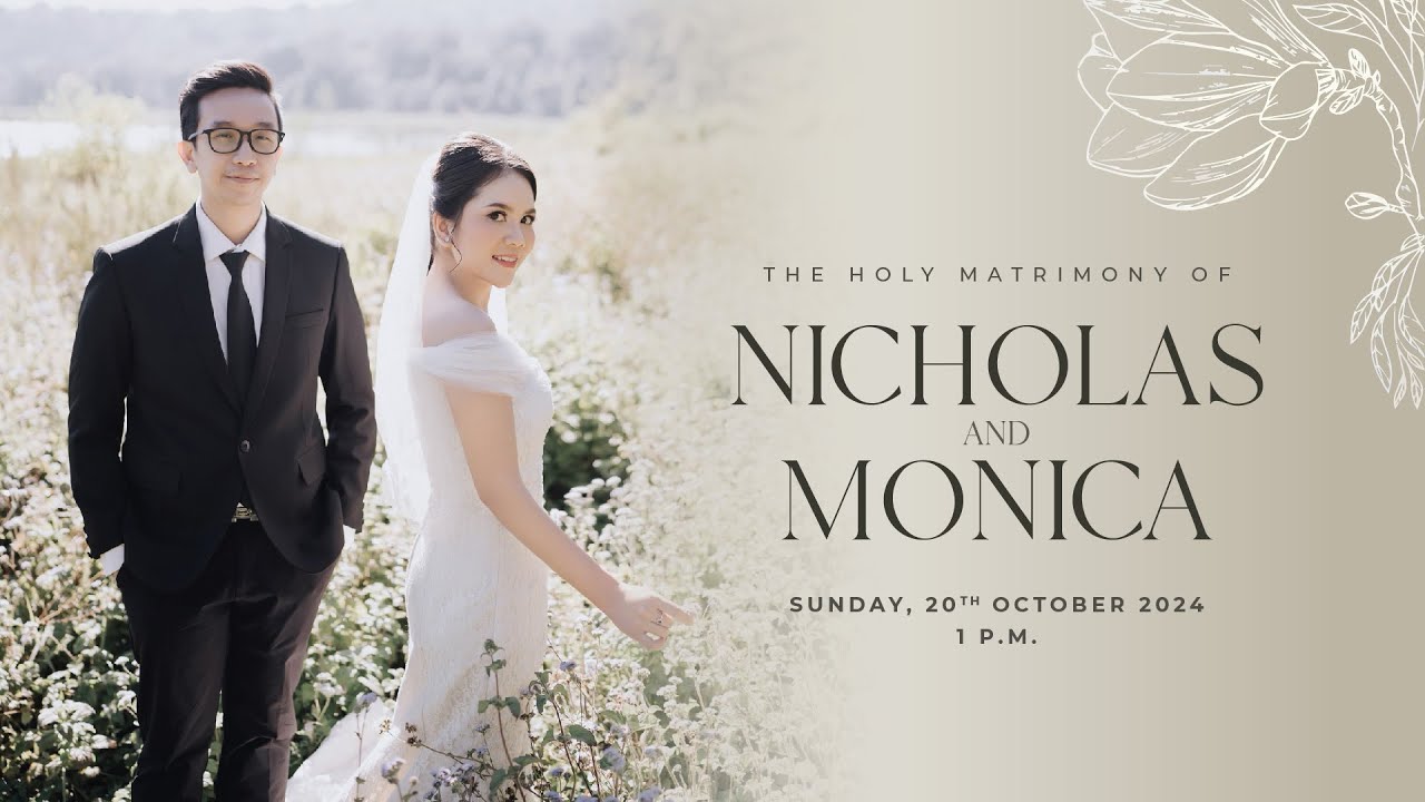 Nicholas & Monica's Holy Matrimony | 20th October 2024 at 1 PM - YouTube
