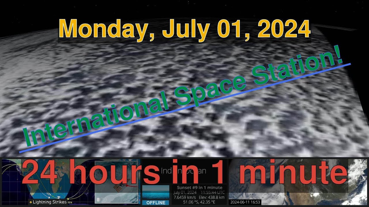 NASA Live Stream of Earth HD camera [07-01-2024] - Daily Time Lapse # ...