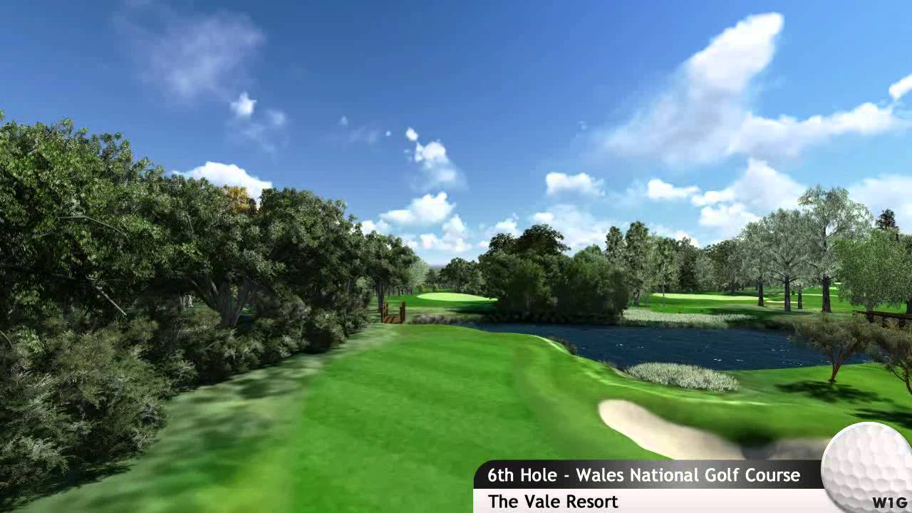 Vale Resort - Hole 6 - National Course - YouTube