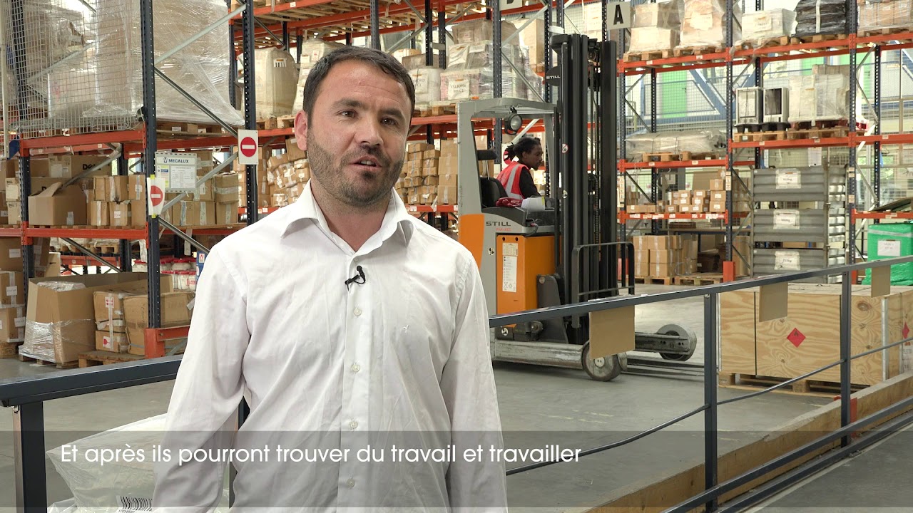 Paroles de réfugiés - Sayed Khalil, en formation cariste d’entrepôt à l’Afpa - YouTube