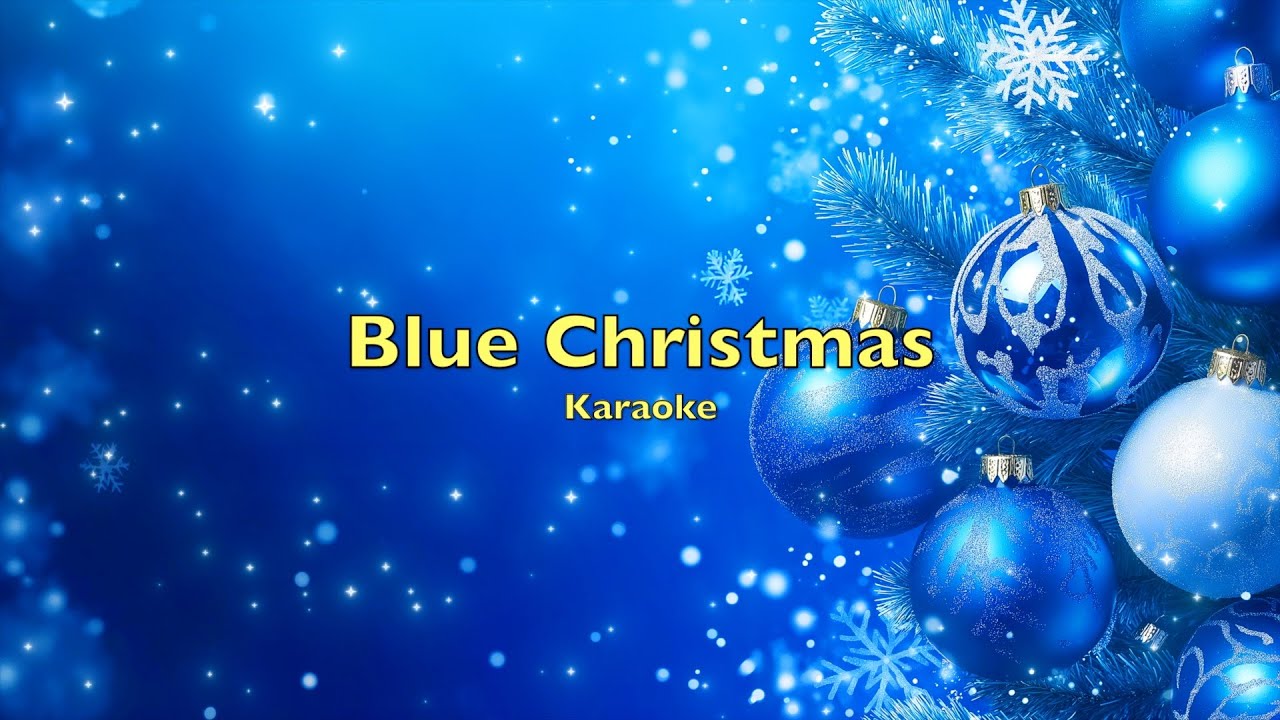 Elvis Presley - Blue Christmas (Lyrics) - YouTube