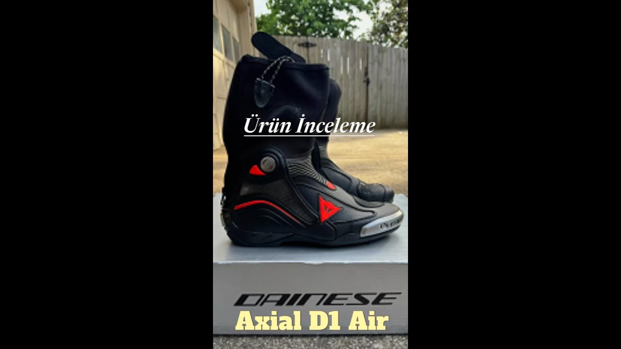 Dainese Axial D1 Air Bot İnceleme - YouTube